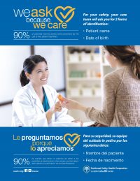 Print Materials – 2 Patient Identifier